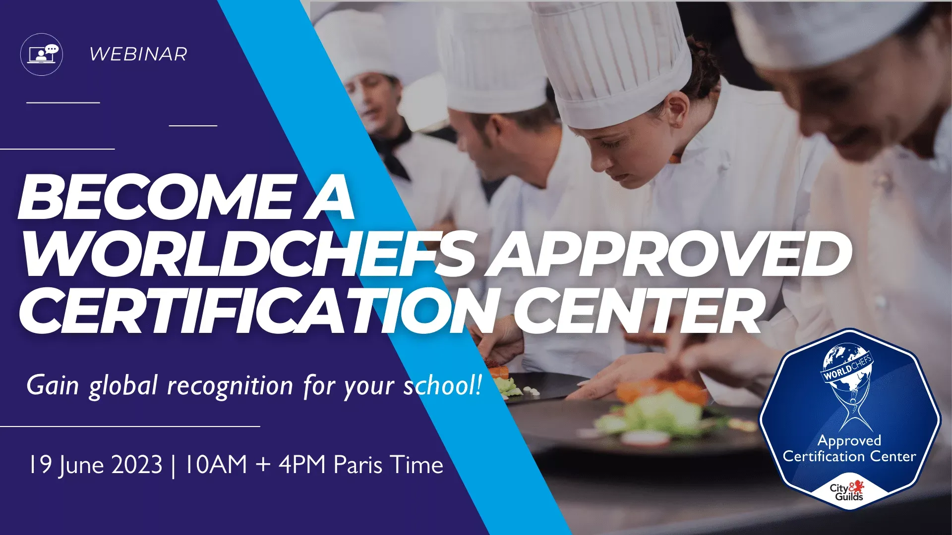 Webinar: Become a Worldchefs Approved Certification Center - WORLDCHEFS